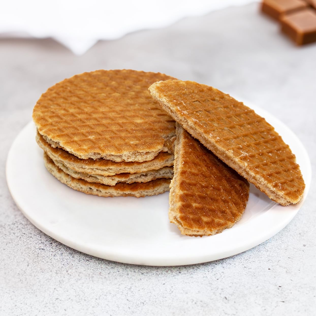 Amazon.com: Stroopwafel Caramel Cookies By CoffeeCakes - Dutch Toasted ...