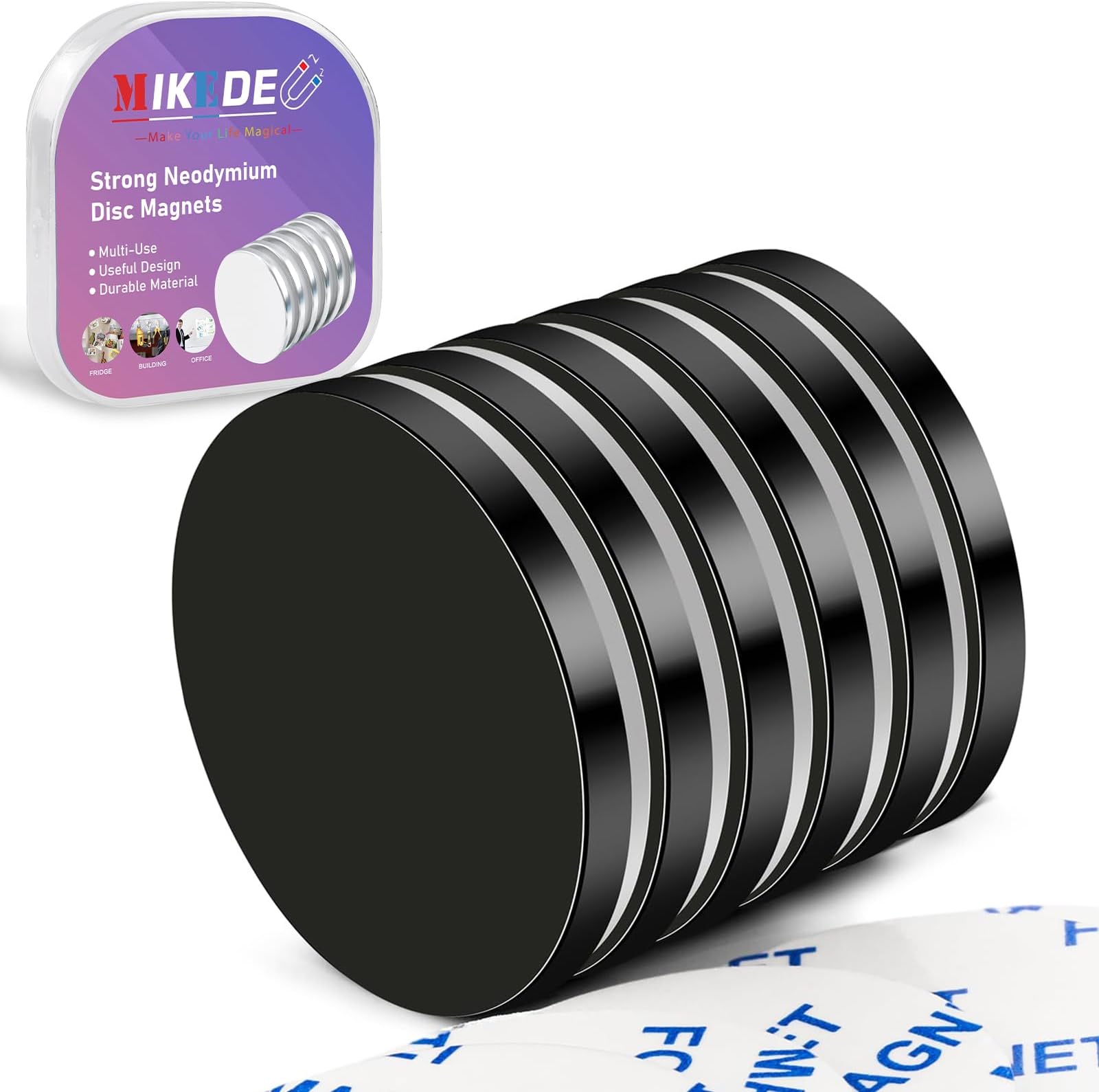 Amazon.com: 24 Pieces Magnets with Adhesive Backing Magnets for Crafts ...