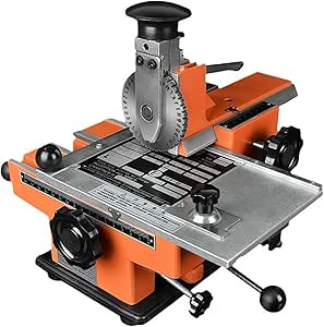 Amazon.com: Metal Nameplate Stamping Machine, Semi-Automatic Stainless ...