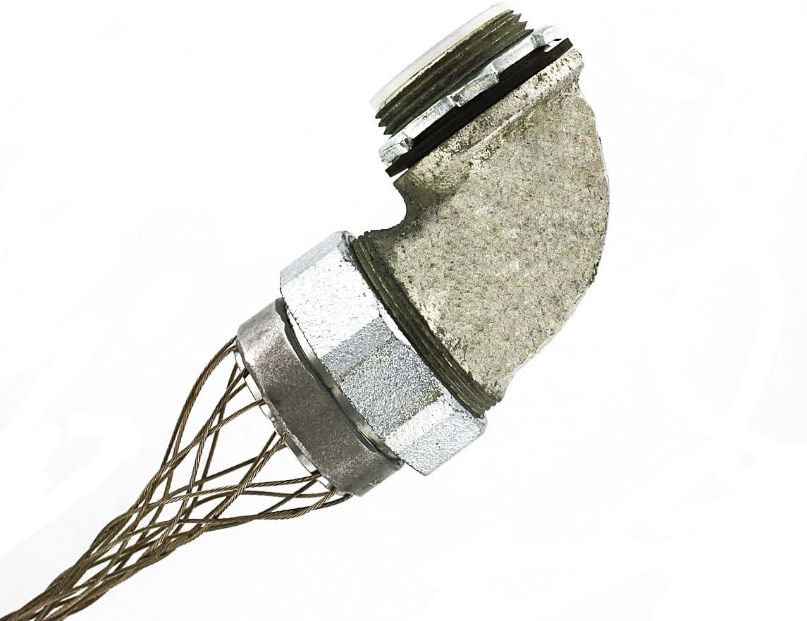 Leviton L7919 1-1/4-Inch, 90-Degree, Male, Aluminum Body, Liquid-Tight ...