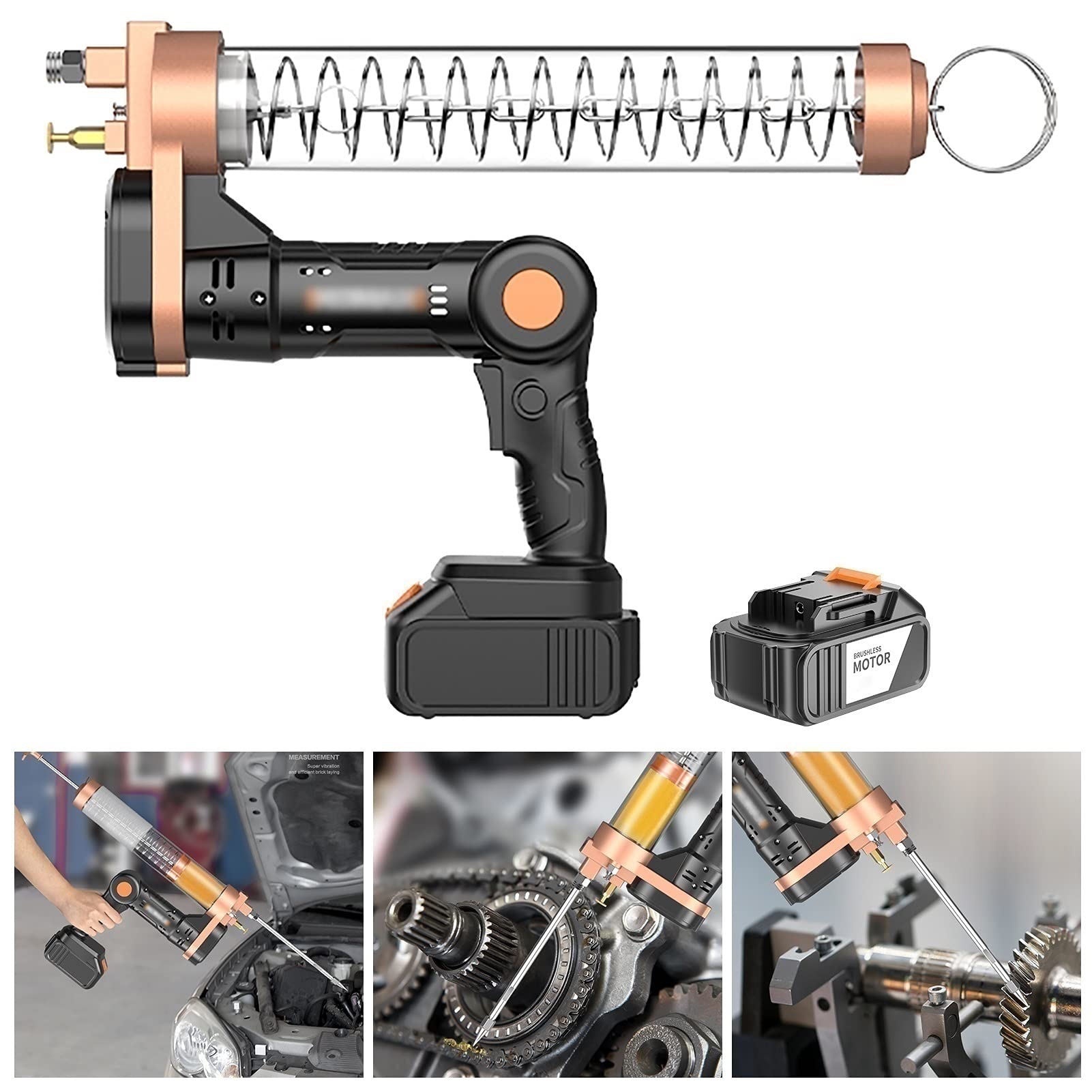 Buy joyvio Grease Kit, 12000 PSI Heavy Duty Pistol Grip Grease s Set, 1 ...
