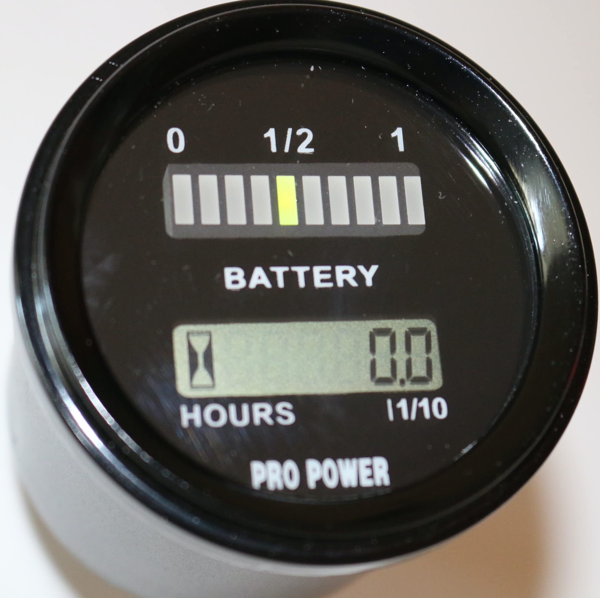 Amazon.com: PRO12-48U 48 Volt Battery Gauge with Hour Meter Golf Cart ...