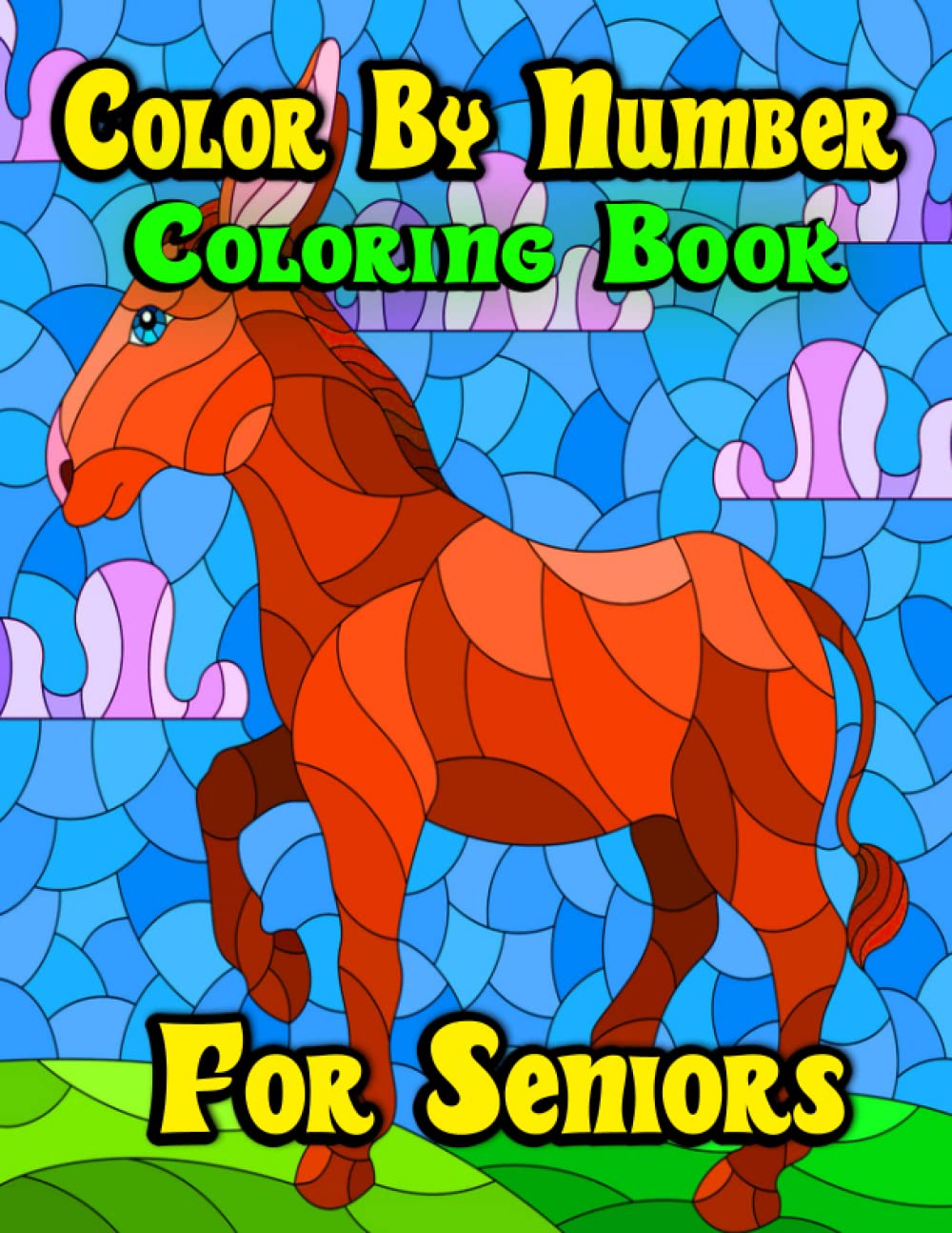 Color By Number Coloring Book For Seniors Color By Number | Desertcart GB