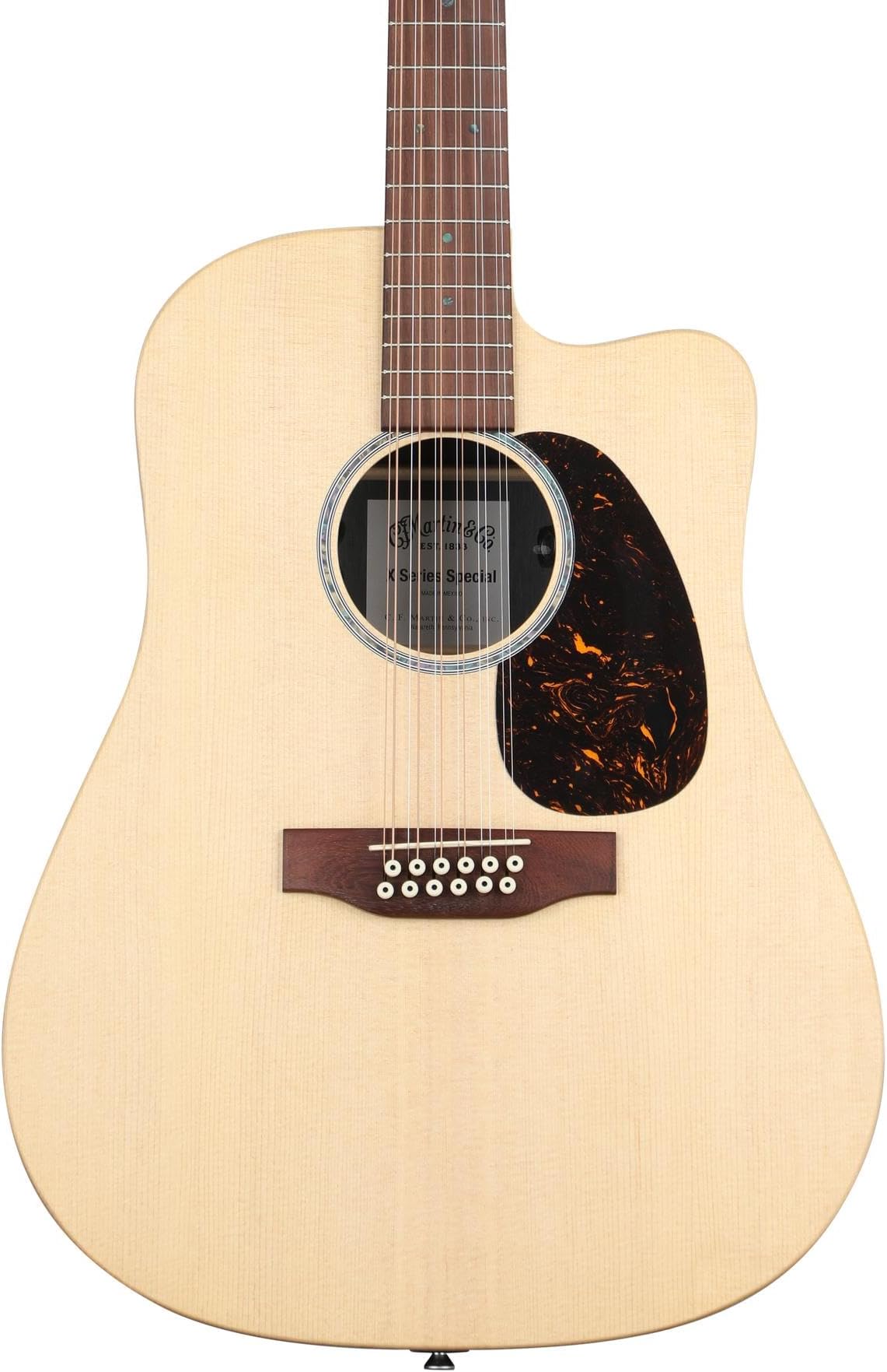 Amazon.com: Martin DC-X2E 12-string Acoustic-electric Guitar ...