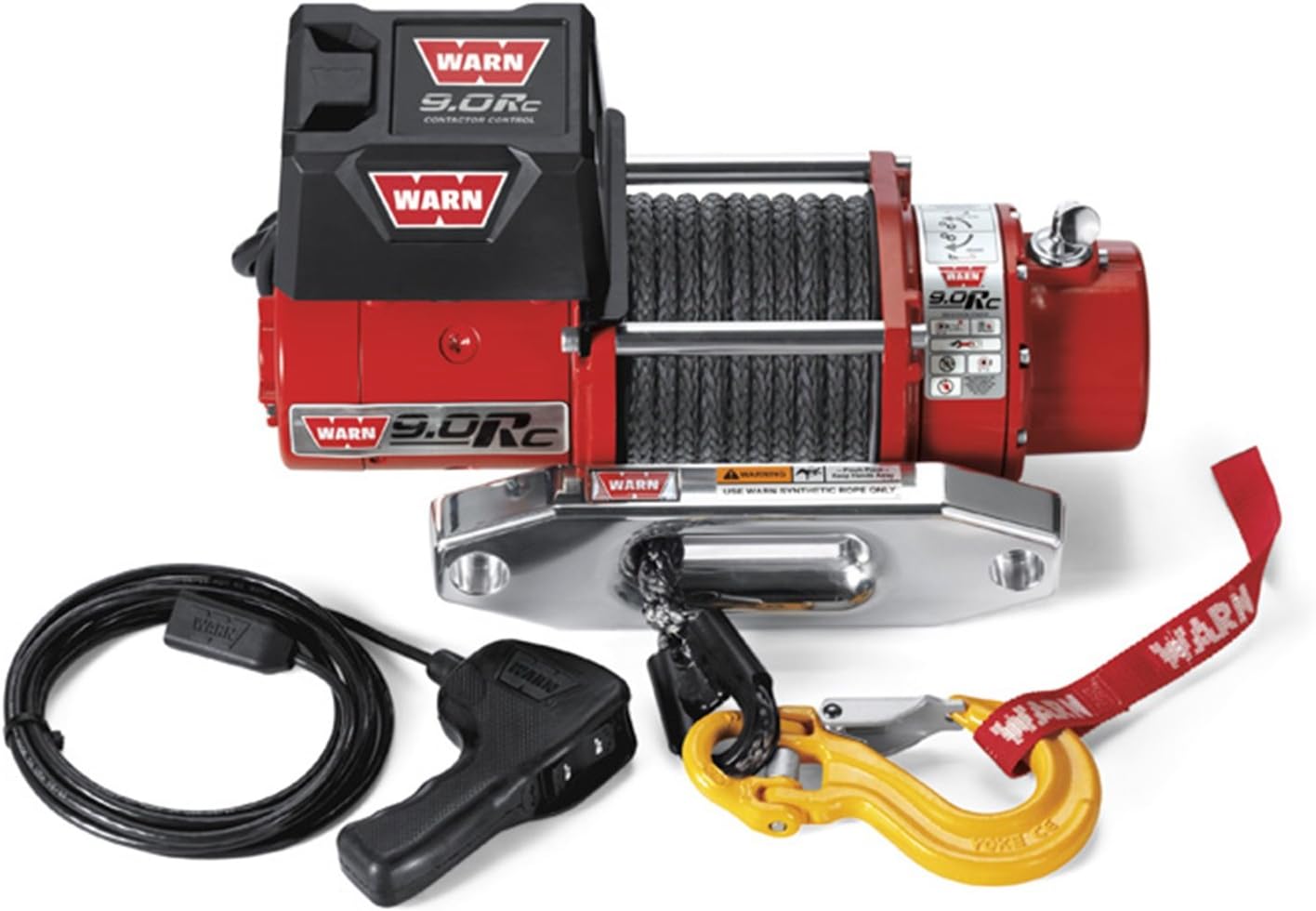 Amazon.com: WARN 106170 M8274 Winch with Steel Cable Rope: 3/8 ...