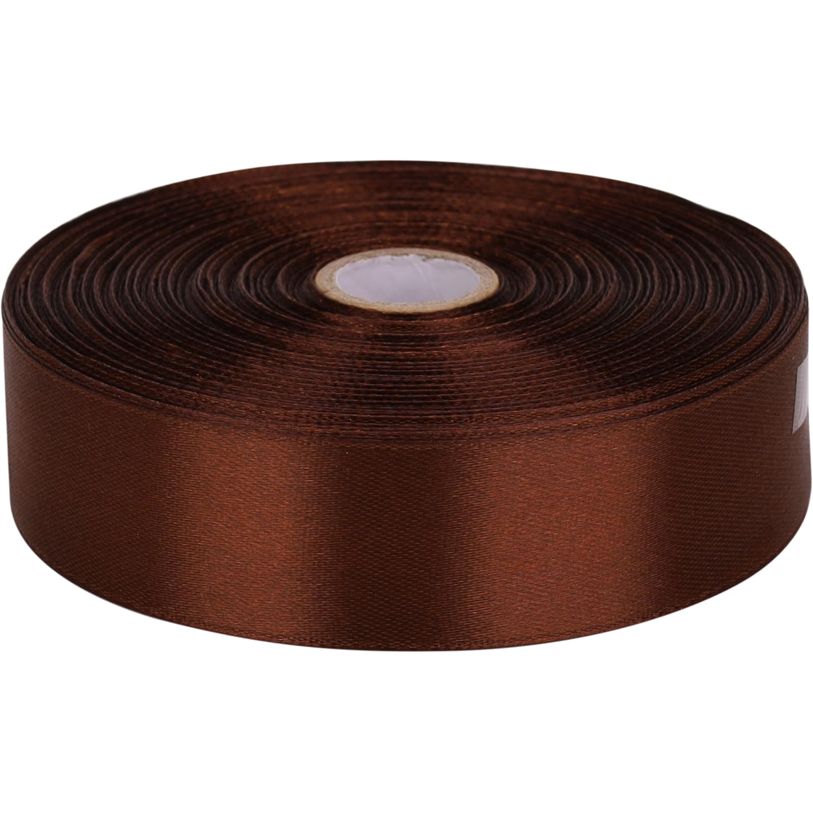Amazon.com: Baocuan 1 inch Brown Satin Ribbon 50 Yards Solid Fabric ...