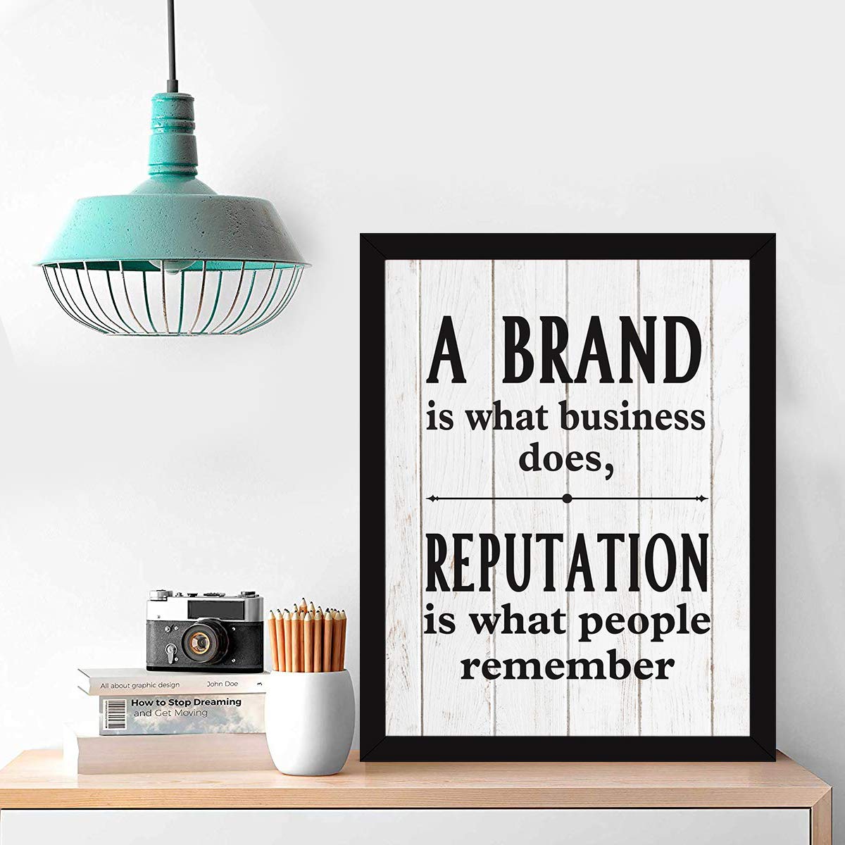 Buy Chaka Chaundh - Office Quotes Frames - Motivational Quotes Wall ...