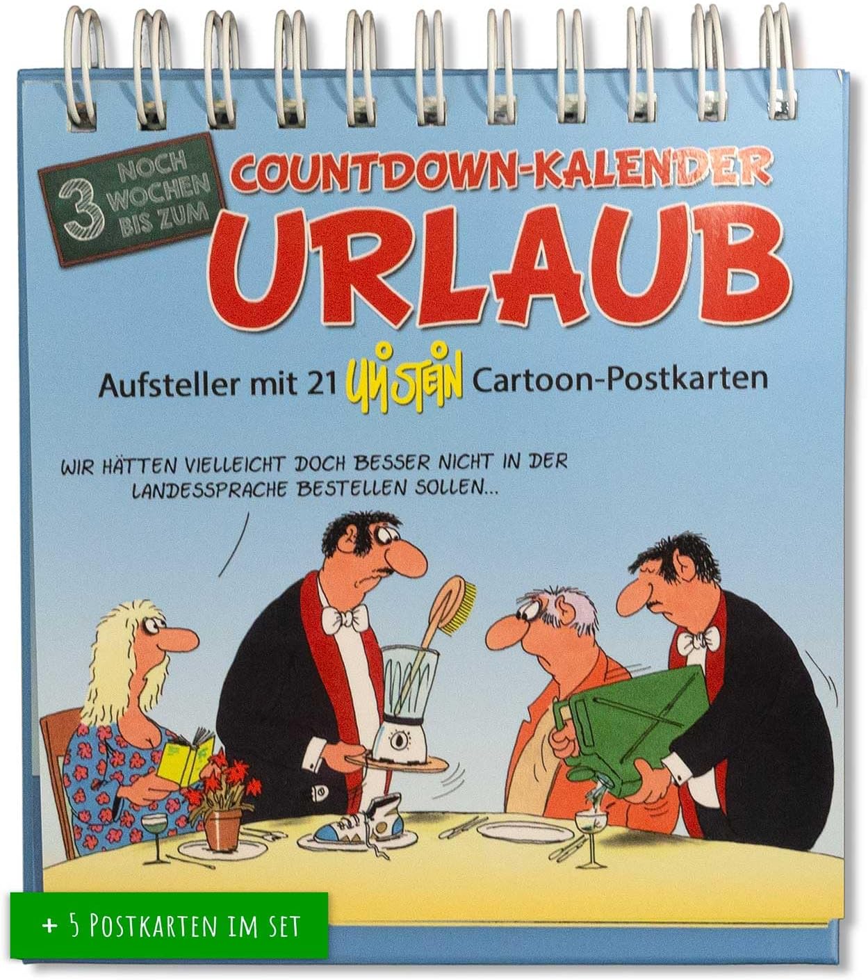 Uli Stein Countdown Calendar 2026 – 3 Weeks Until Holiday – 153 x 167 ...