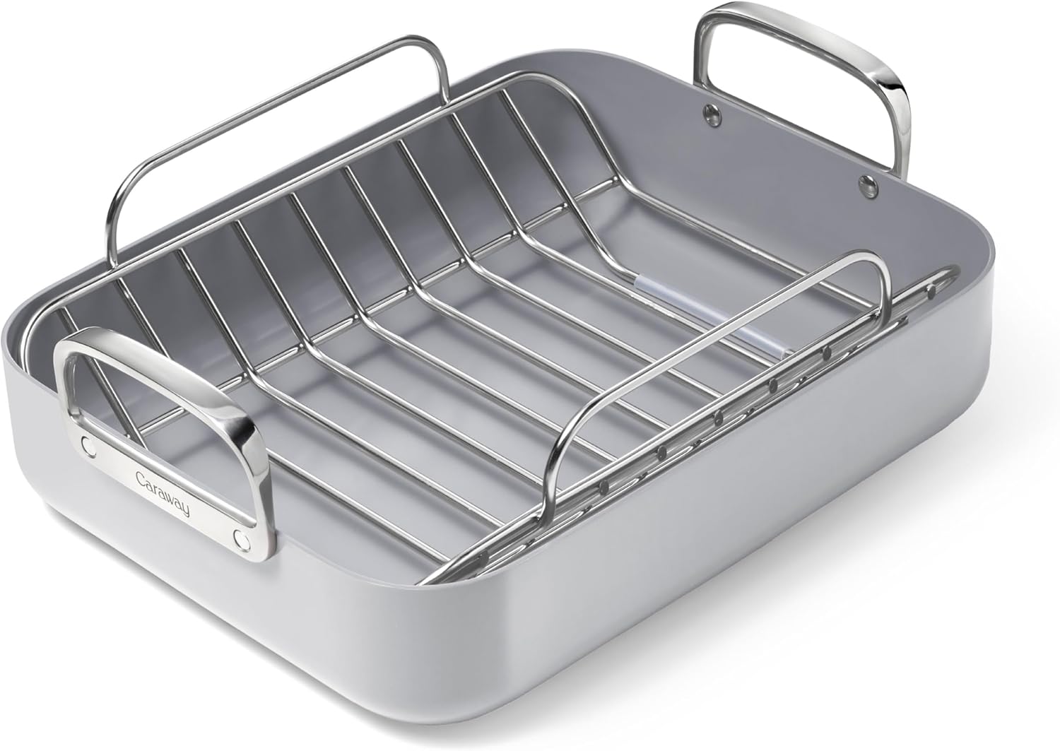 Amazon.com: Caraway Roasting Pan - 16x13” Roasting Pan with Rack - Non ...