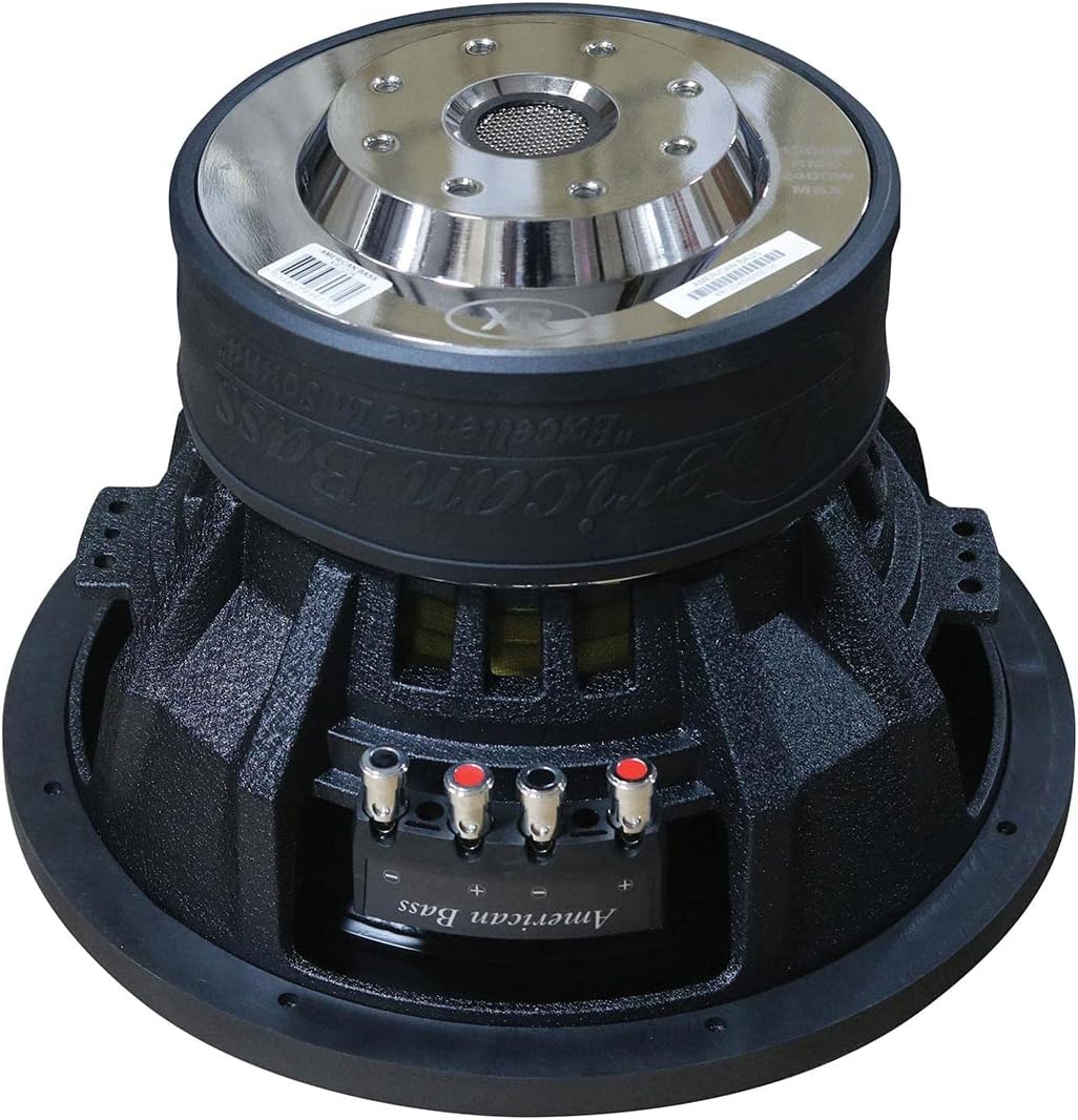 American Bass XR-12D4 12″ Inch Subwoofer, 1200 Watts RMS2400 Watts Max ...
