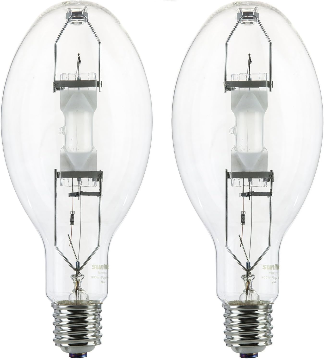 Sunlite MH400/U/MOG 400 Watt Metal Halide Bulb, Mogul Base, ED37 Clear ...