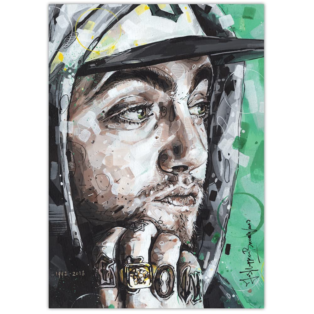 Mac Miller Stencil