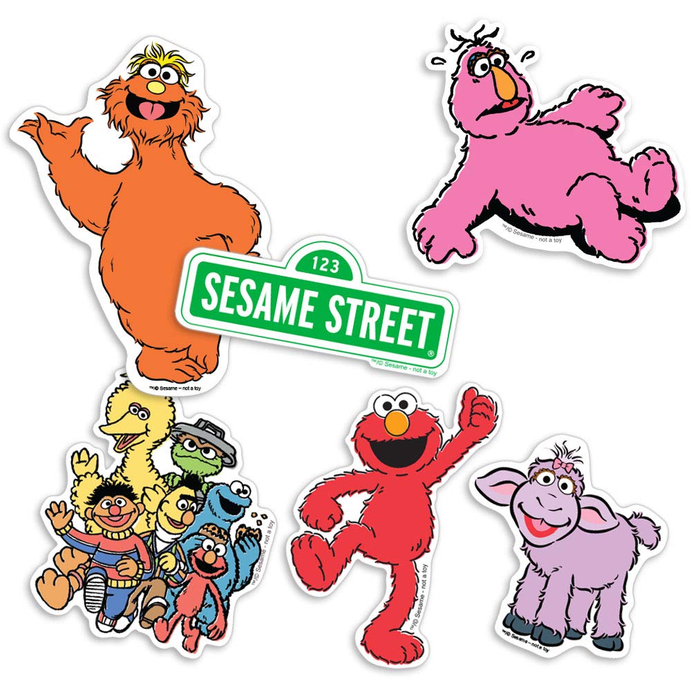 Amazon.com: Sesame Street Collectible Stickers with Oscar the Grouch ...