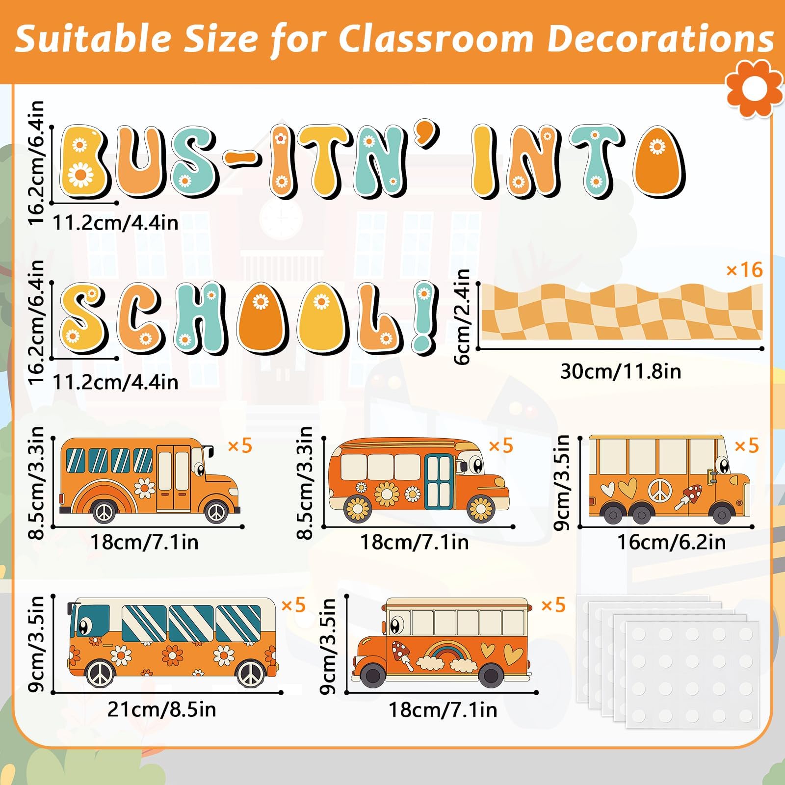 Snapklik.com : Gisgfim Back To School Bulletin Board Decoration Set ...