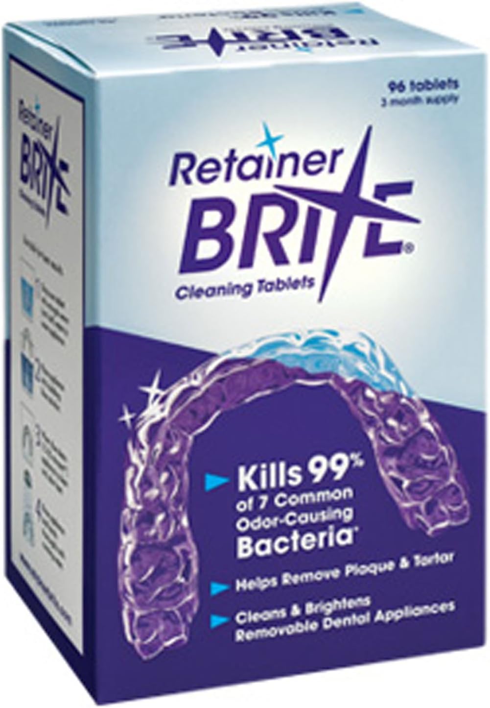 Retainer Brite Cleaning Tablets - 96 Tablets Oral Care : Amazon.co.uk ...