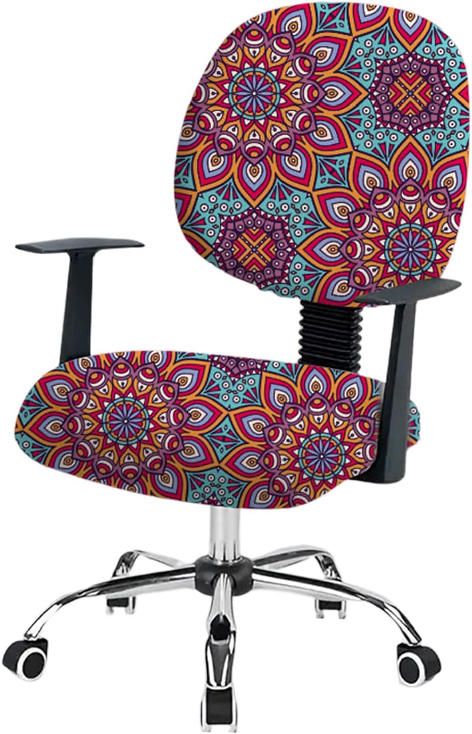 Amazon.com: KRFOONN Computer Office Chair Covers Stretch Computer Chair ...