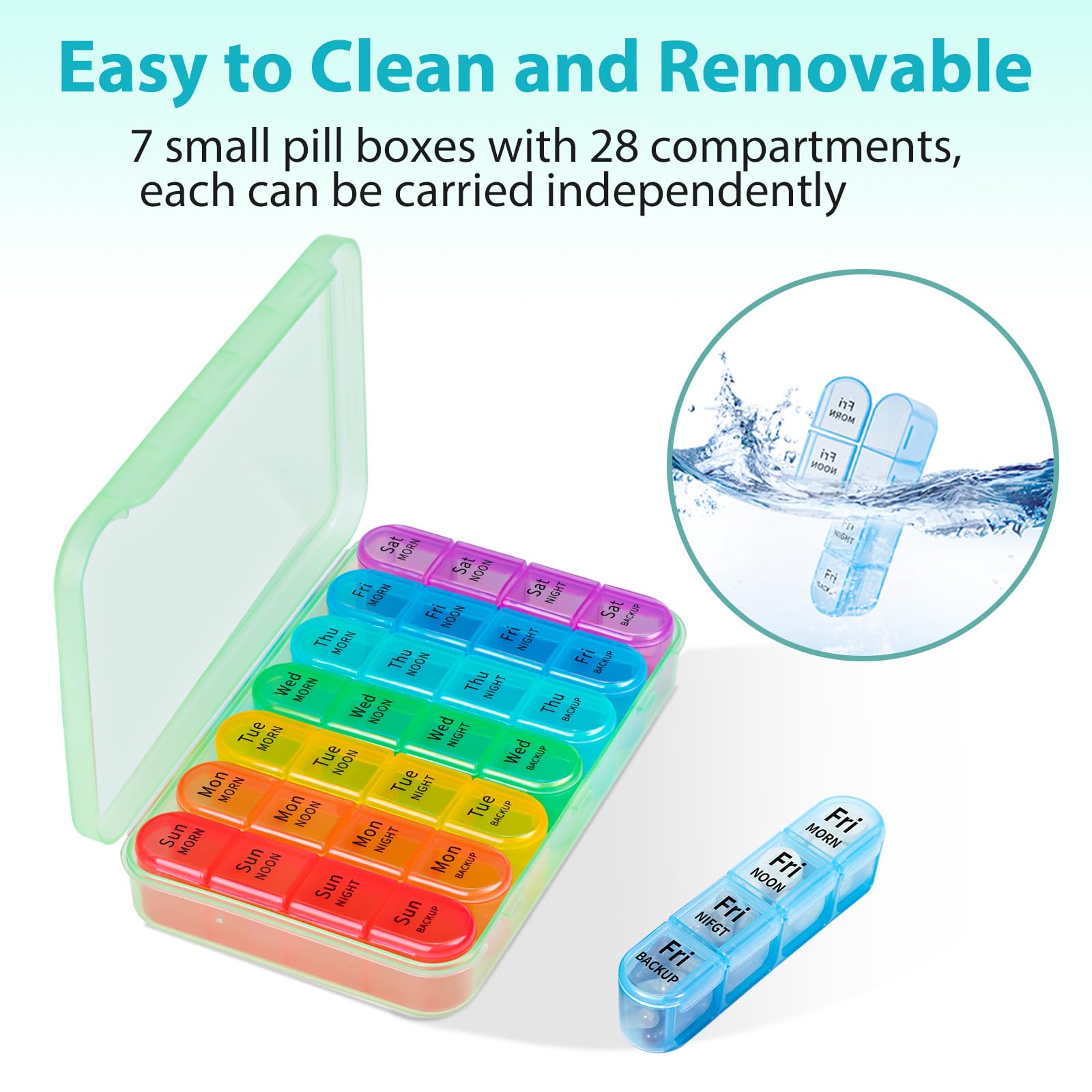 Snapklik.com : Monthly Smart Pill Dispenser, Automatic Pill Box Case