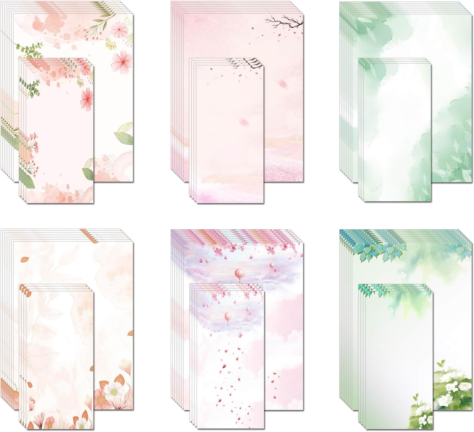 Amazon.com : Dahey 30Pcs Vintage Stationery Floral Writting Paper ...