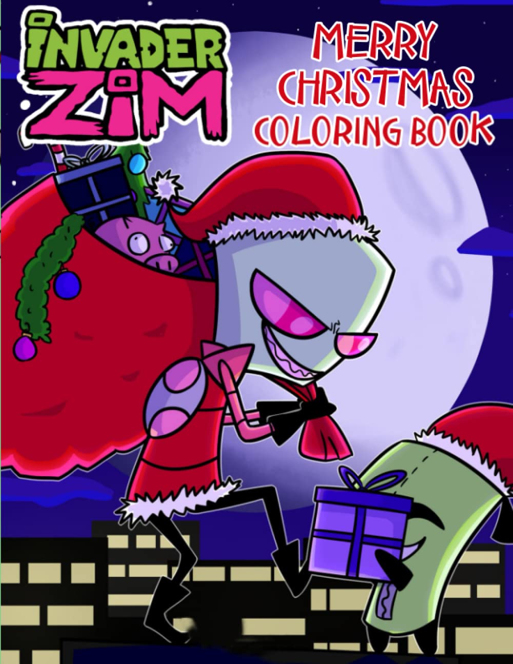 Buy Invader Zim Christmas Coloring Book: OFFICIAL Christmas Invader Zim ...