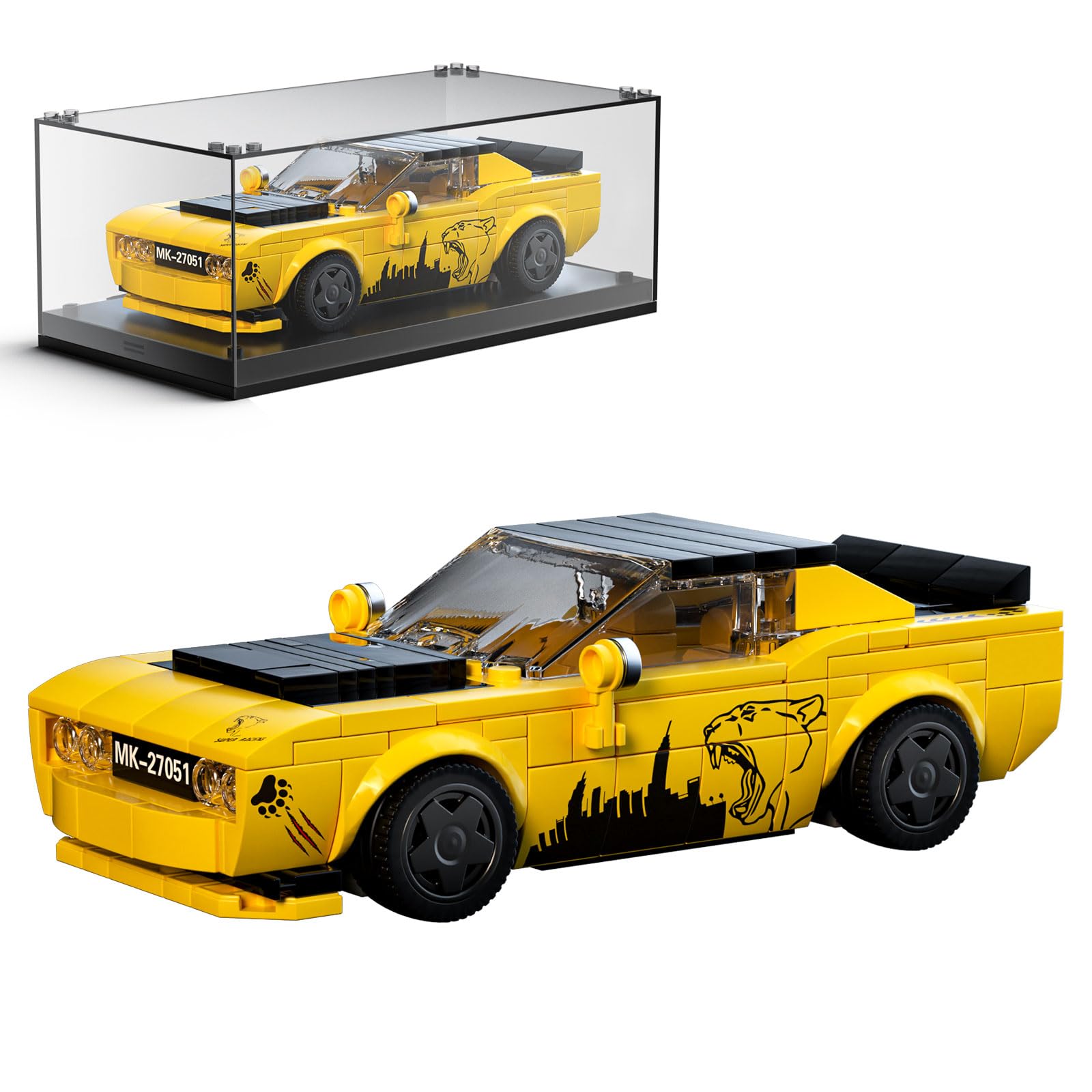 Buy Mould KingSpeed Champion Challenger SRT Hellcat Building Sets with ...