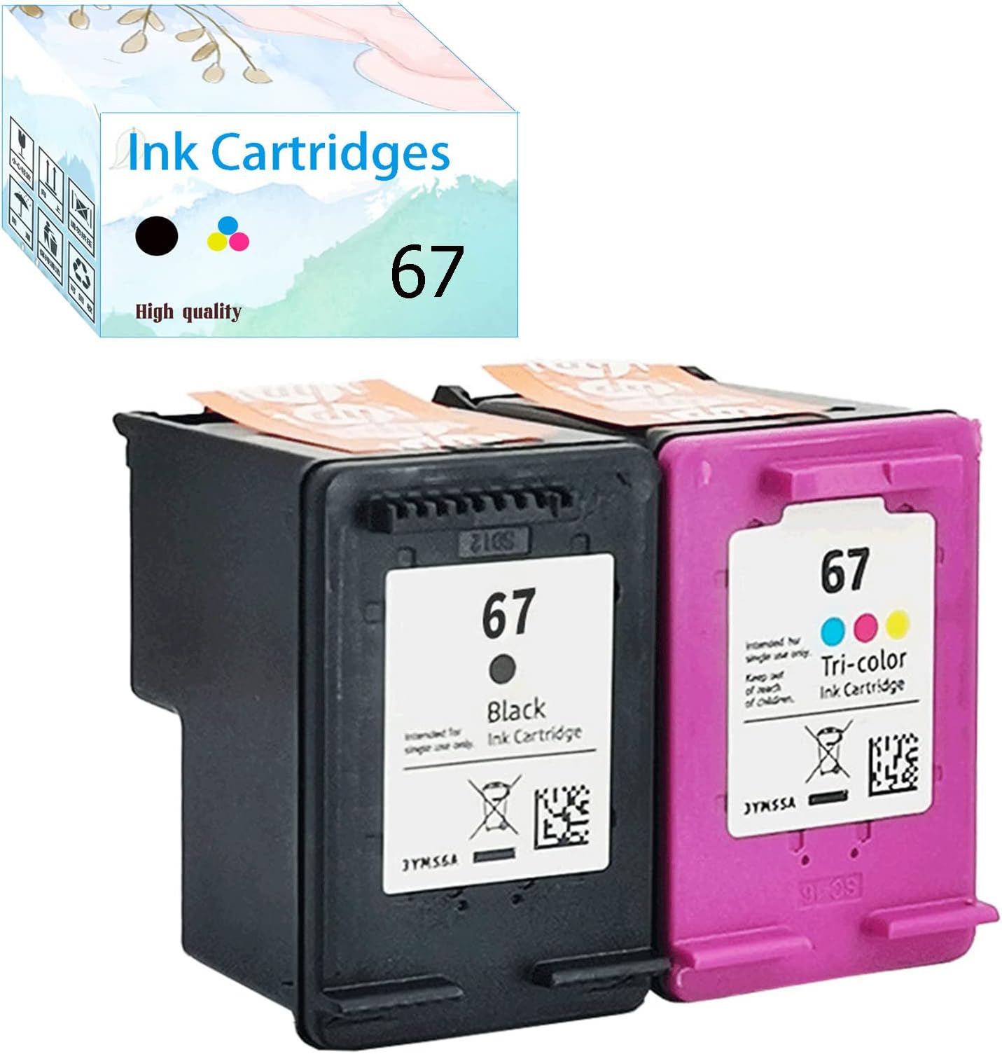 Amazon.com: 67 Ink Cartridges Replacement for HP,Compatible with Envy ...