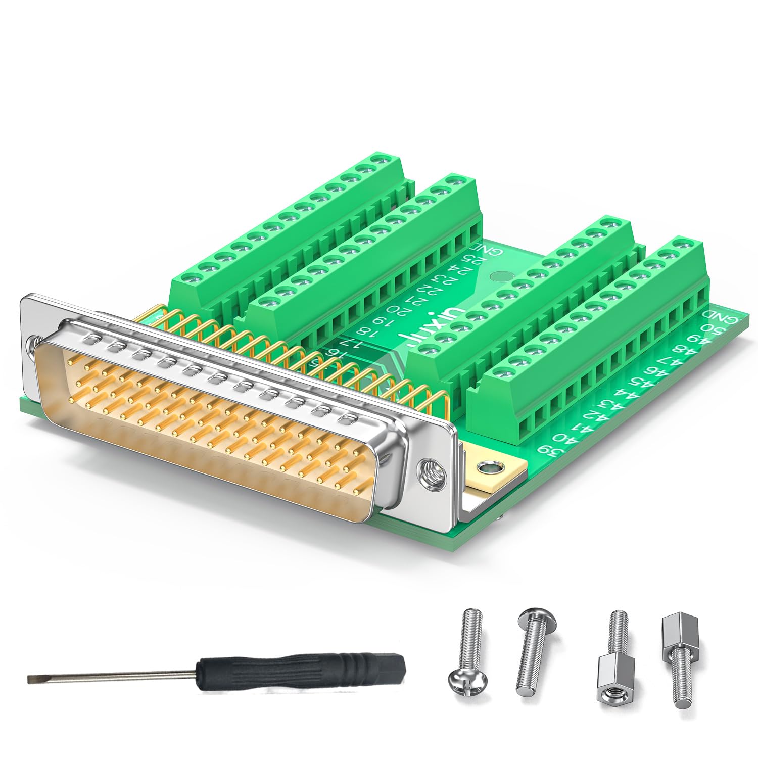 Amazon.com: JUXINICE DB50 Male Connector to Terminal Block, HDB50 ...