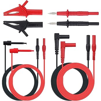 Multimeter Test Leads 8-Pieces Electronic Professional Test Lead Kit ...