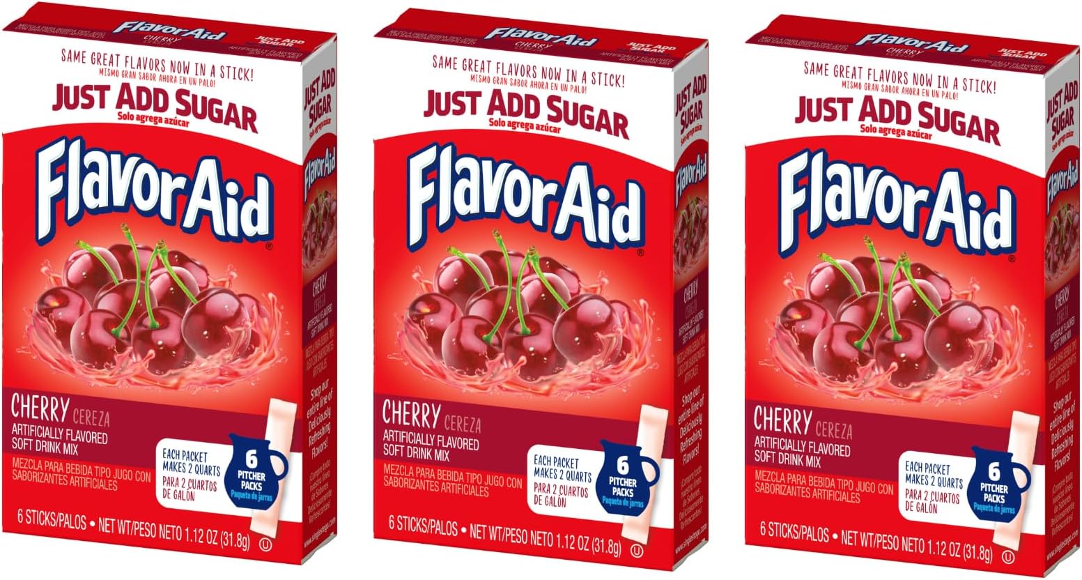 Amazon.com : Flavor Aid Tropical Punch Unsweetened Drink Mix Pitcher ...