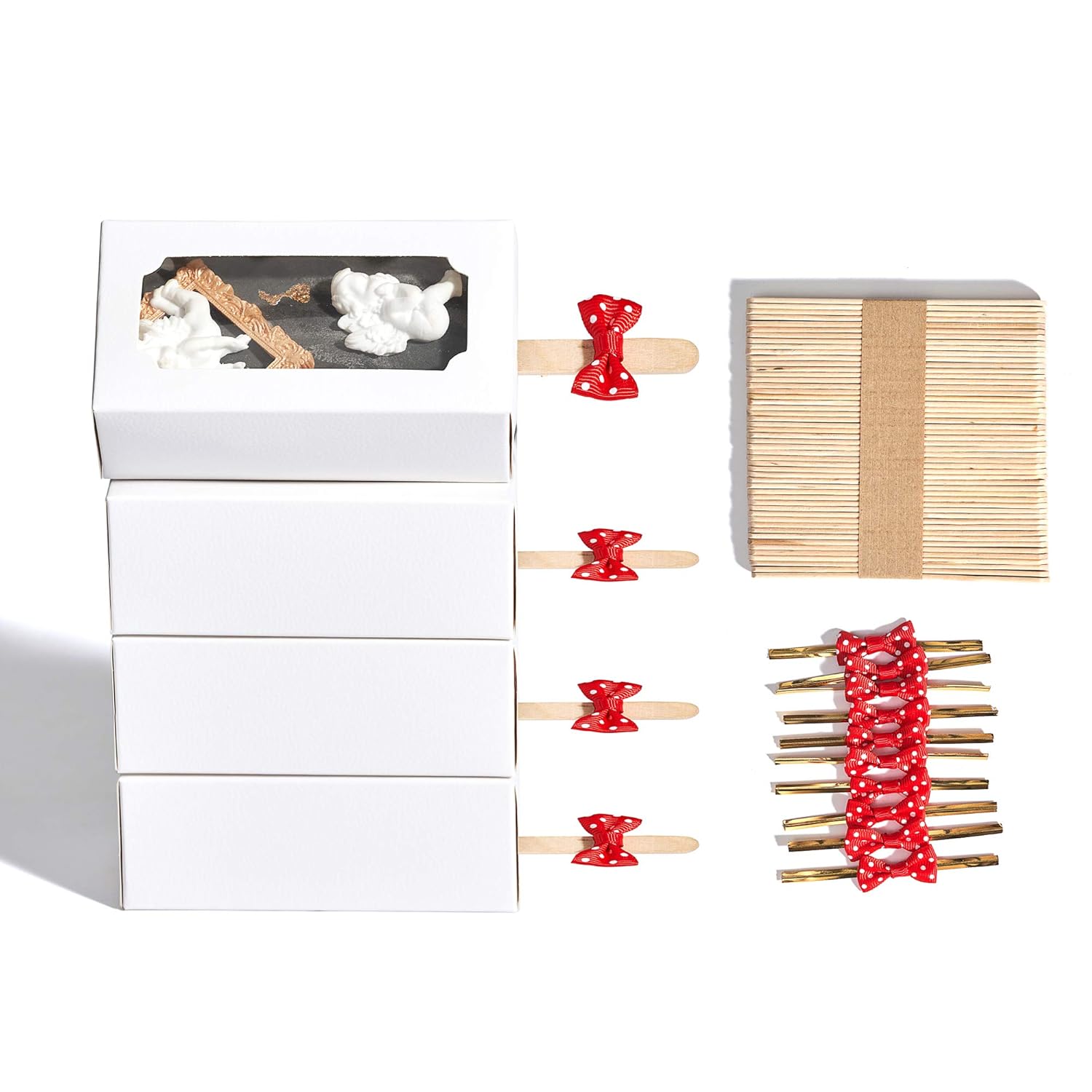 Amazon.com: RomanticBaking Cakesicle Packaging Set 100 Pack Single ...