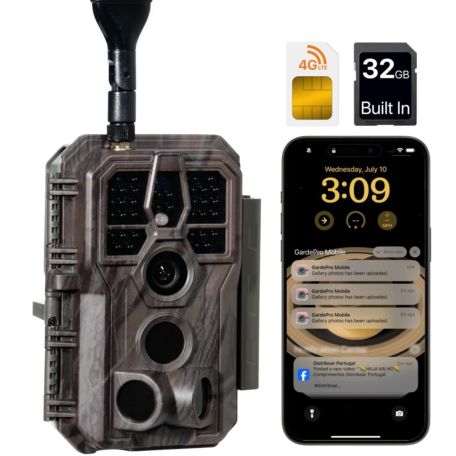 Amazon.com: GardePro X50MB Cellular Trail Camera, Full Video Preview ...