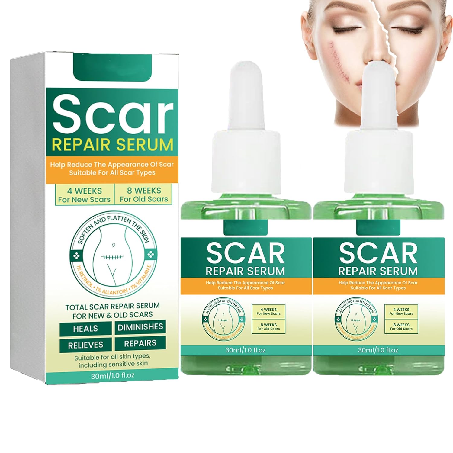 Amazon.com: Scarrevita Advanced Repair Serum, Scarrevita Repair Serum ...