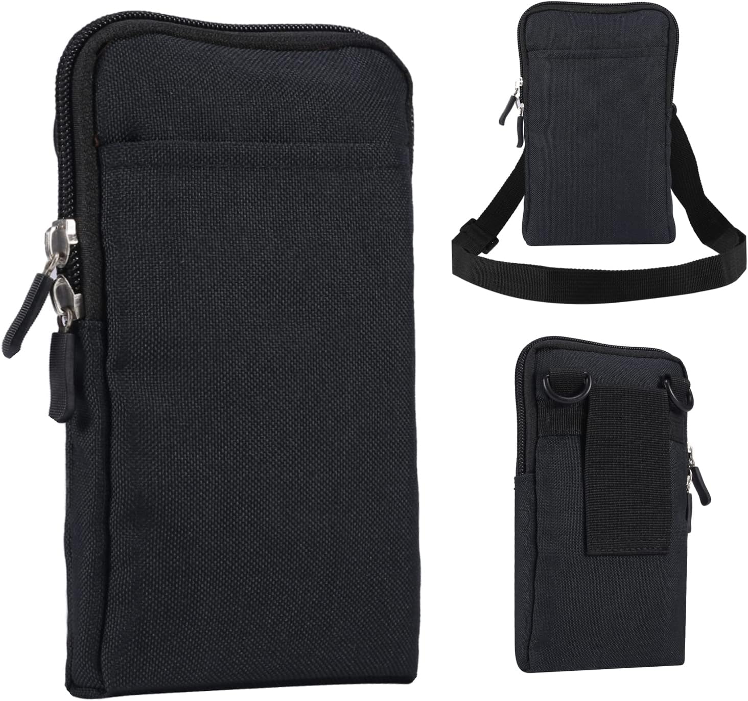 Amazon.com: Crossbody Cell Phone Wallet Case Men, Cell Phone Belt Clip ...