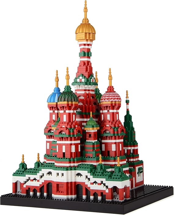 LULUFUN Building Blocks Set Saint Basil's Cathedral World-Famous ...