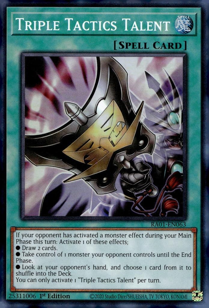Amazon.com: Triple Tactics Talent - RA01-EN063 - Super Rare - 1st Edition
