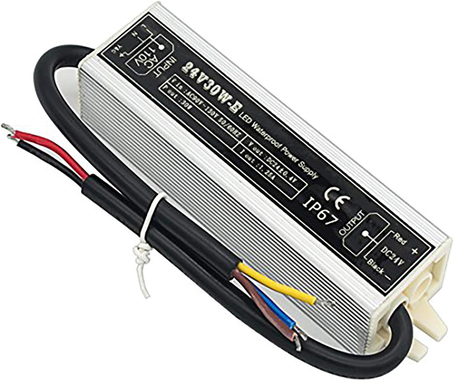 YIOVVOM 30 Watt Waterproof IP67 LED Power Supply Driver Transformer ...