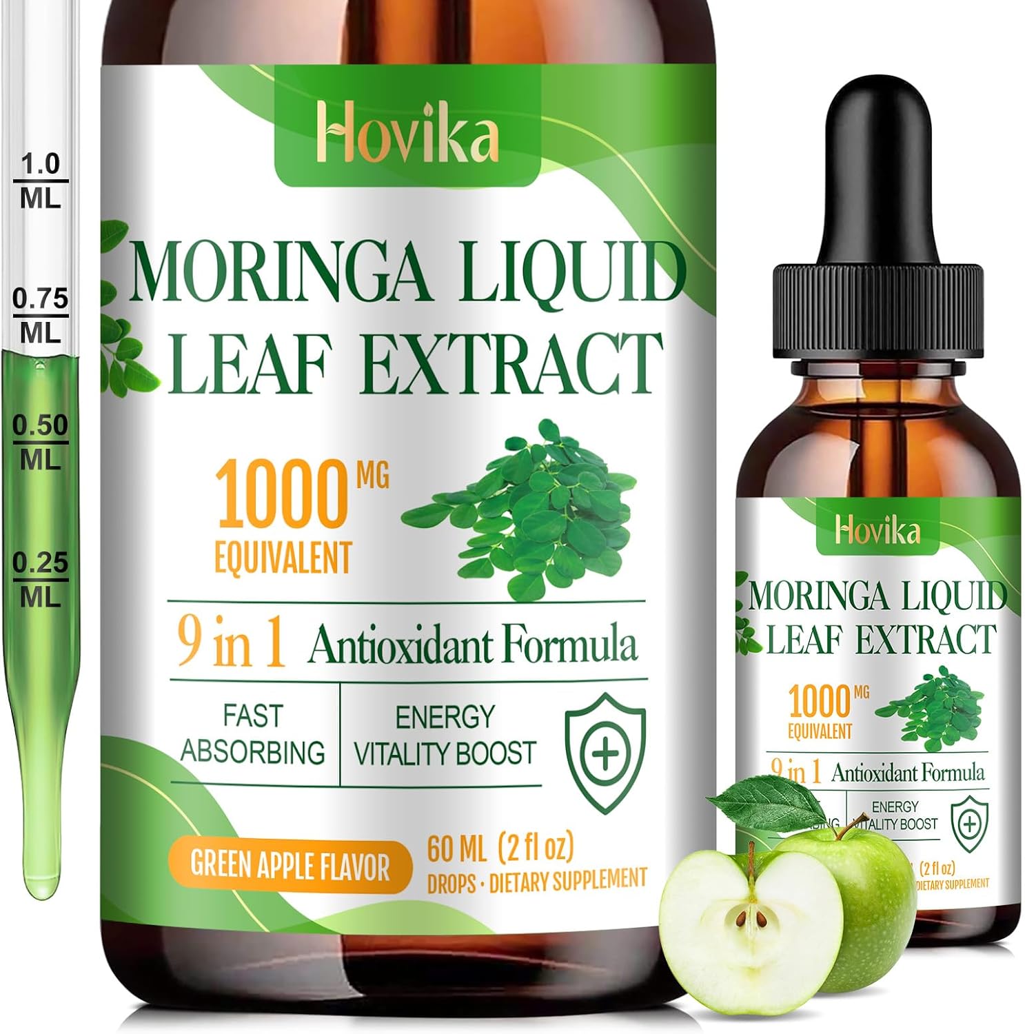 Amazon.com: Hovika Moringa Leaf Extract Liquid Drops - Liquid Moringa ...