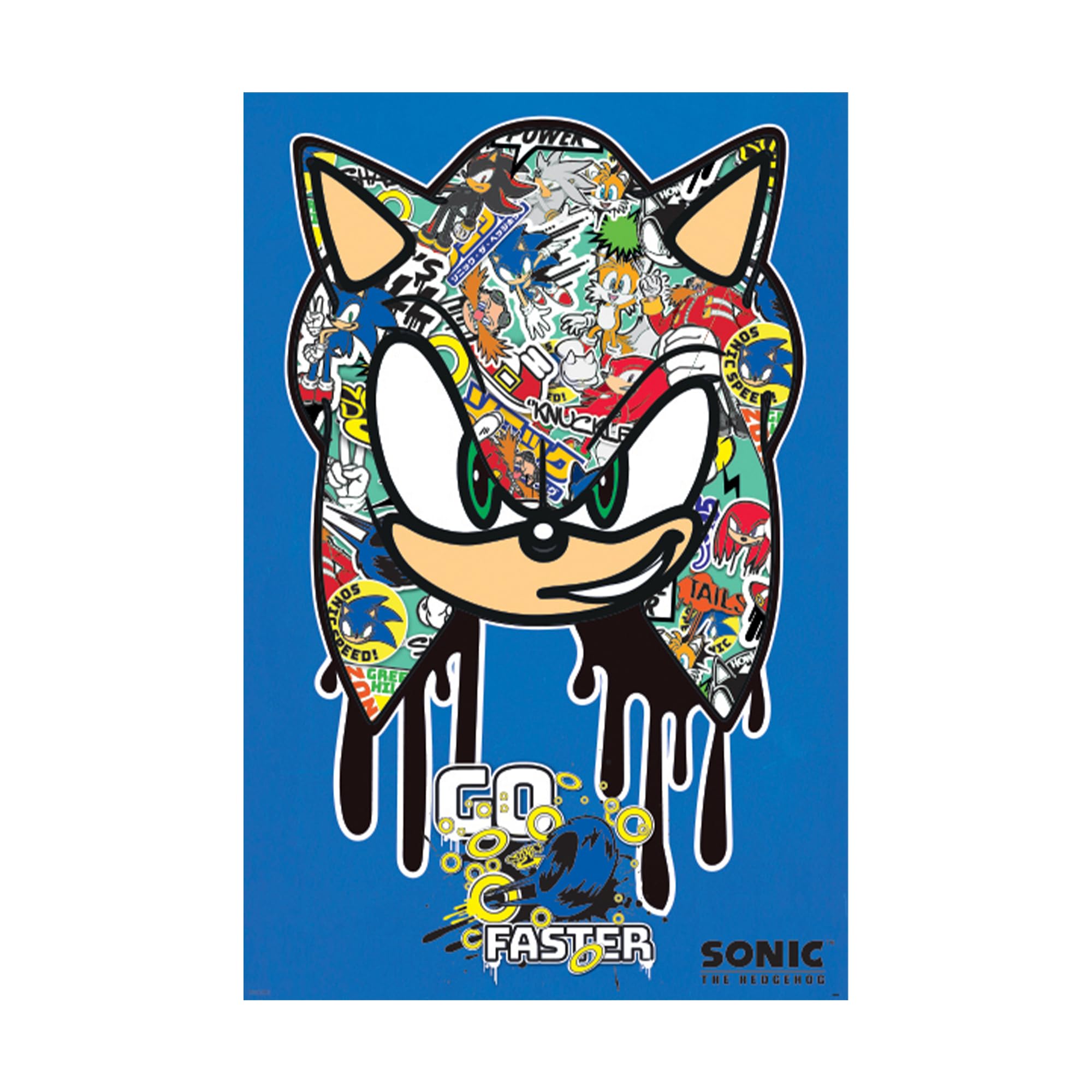Pyramid America Sonic Poster 24 X 36 Inch Perfect Sonic | Desertcart ...