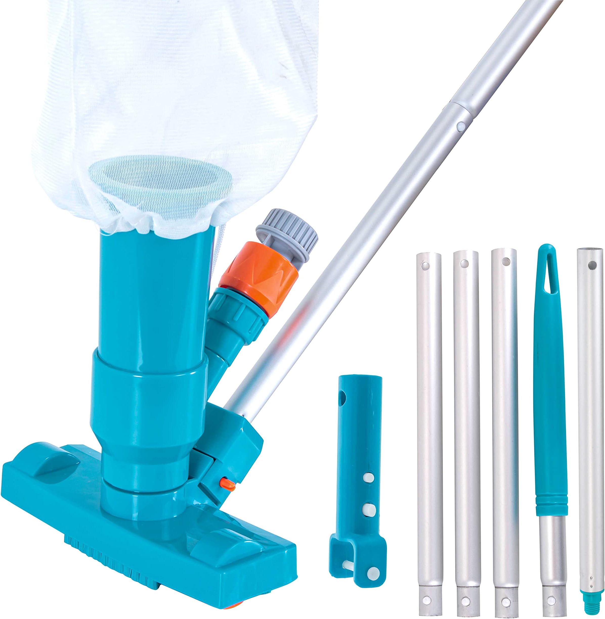 Amazon.com : Pool Vacuum Cleaners Set with Telescopic Pole,Brush ...