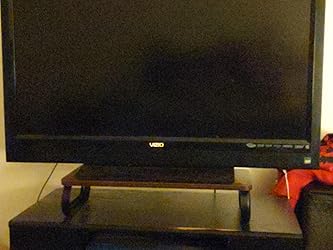 Amazon.com: Amazon Basics Rectangular Wood Monitor Stand, Computer ...