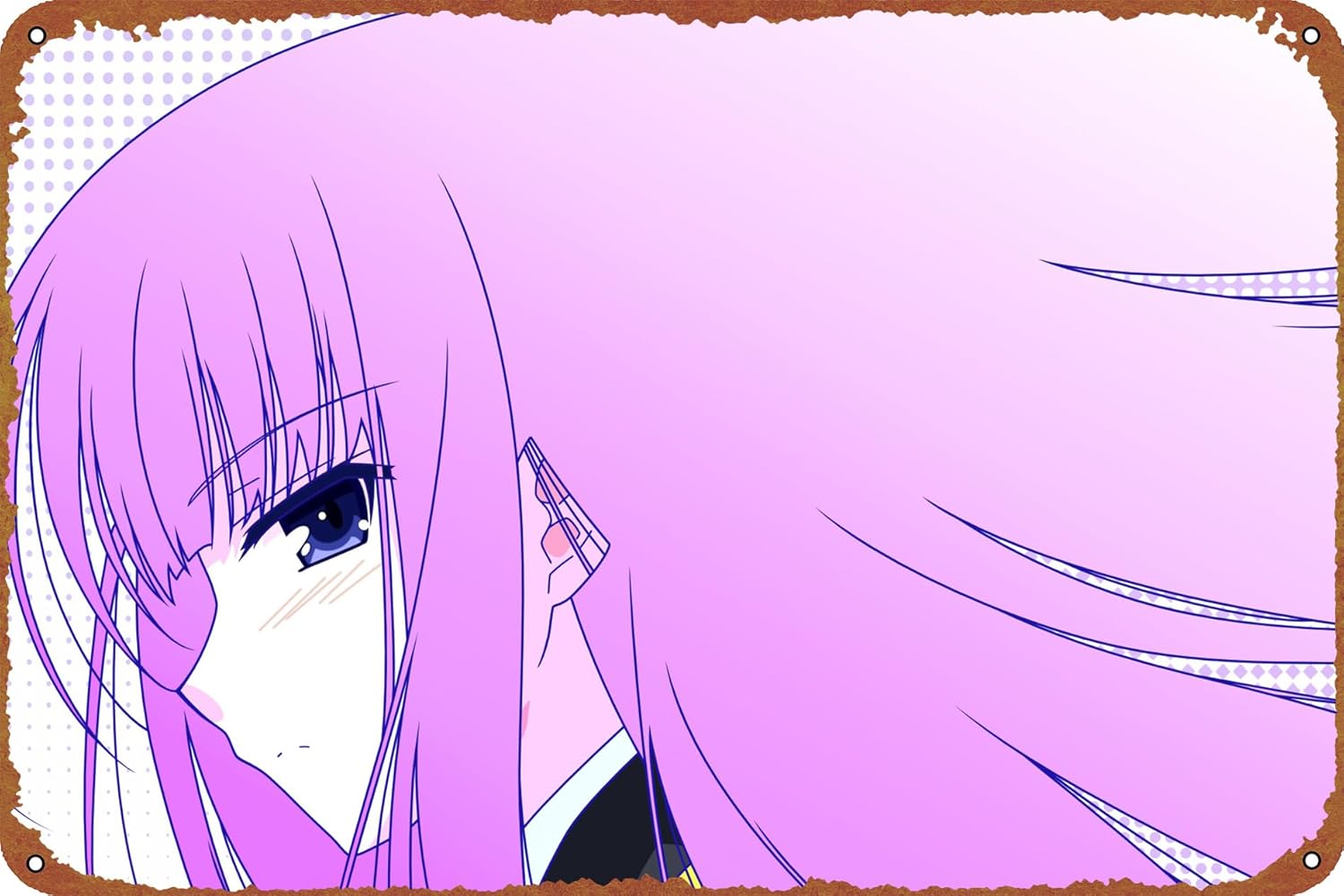 Amazon.com: Baka And Test Anime Poster Tin Plate Metal Style Cafe Home ...