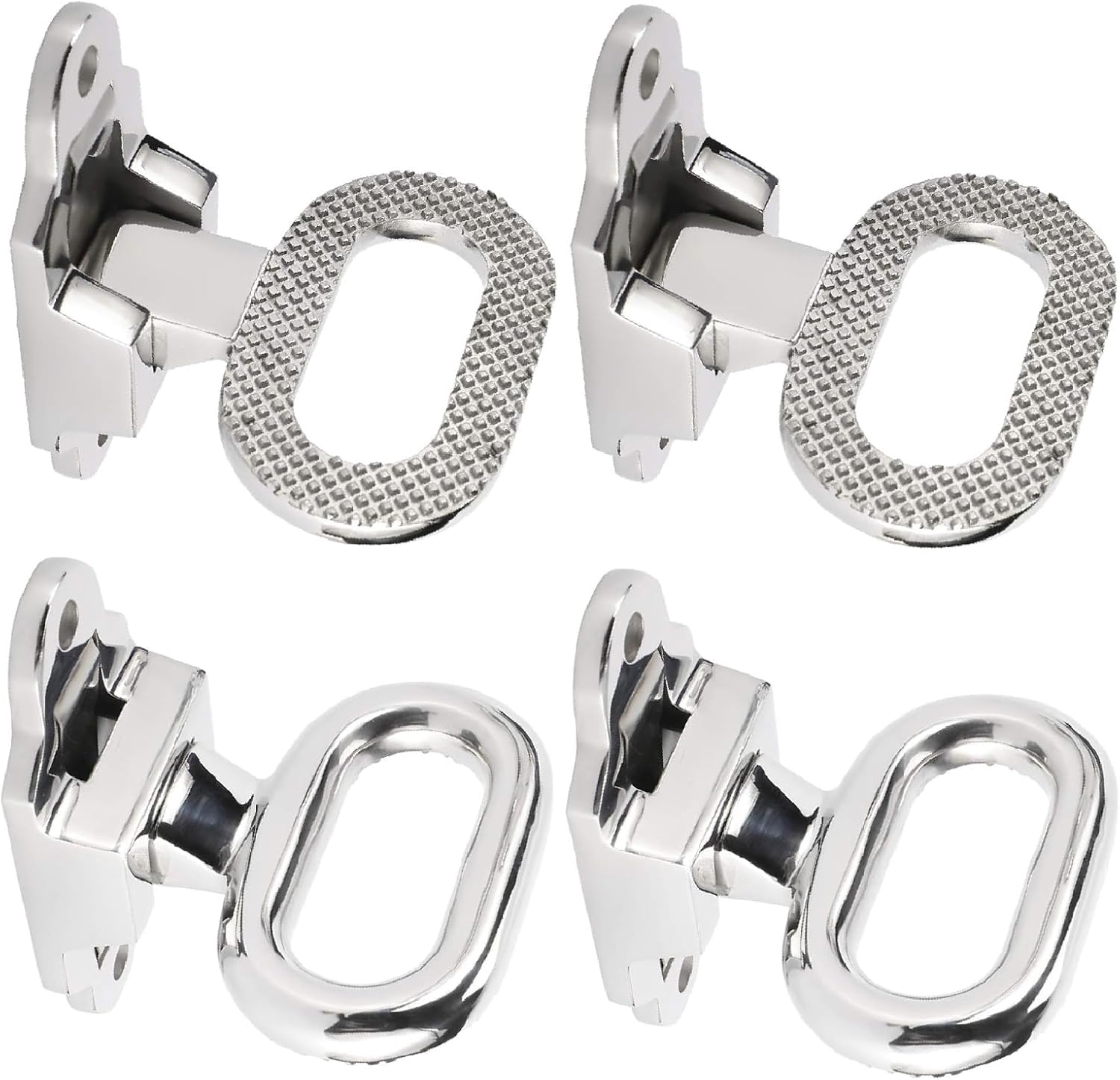 Amazon.com: NovelBee 4pcs Stainless Steel Trailer Folding Step,Flip up ...