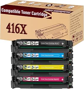 Amazon.com: 416 416X W2040X W2041X W2043X W2042X Toner Cartridge ...