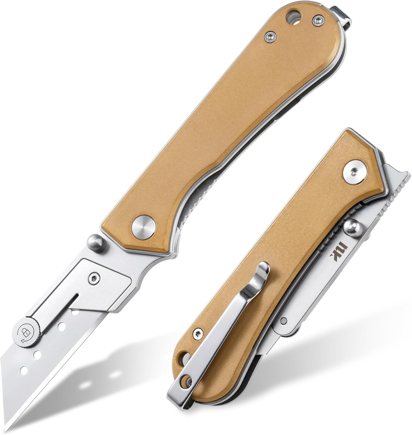 NUKNIVES U23 Kumpanter Folding Utility Knife - Versatile EDC Knife with ...