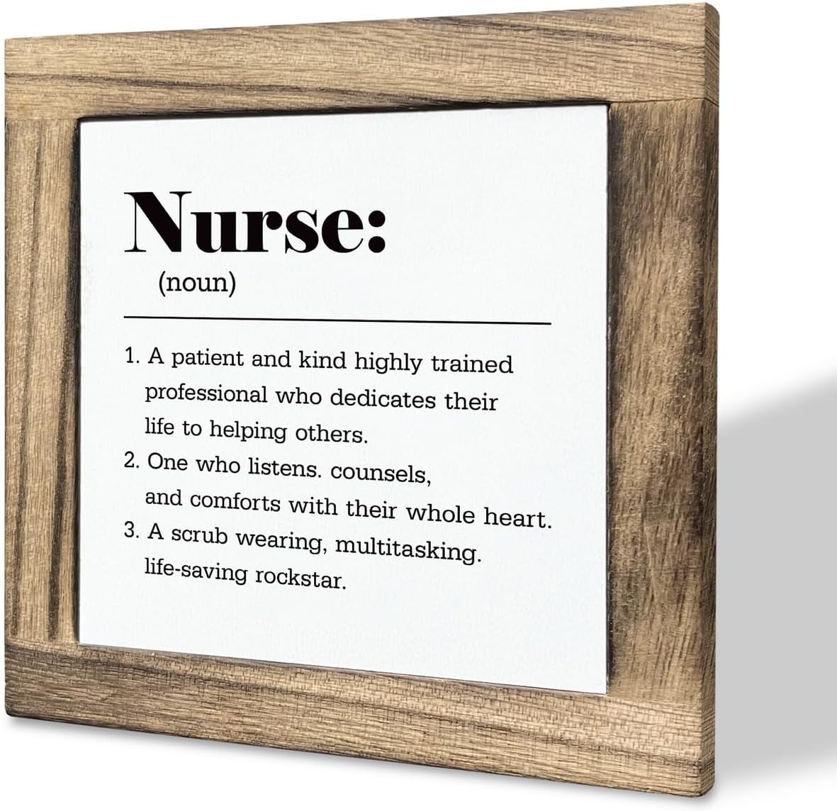 Amazon.com: Desk Decor Gifts, Box Wood Plaques Desk Décor, Plaque for ...