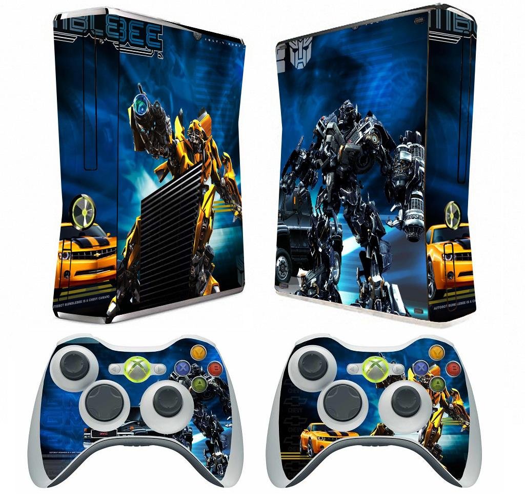 Amazon.com: Transformer Vinyl Decal Skin Sticker for Xbox360 Slim with ...