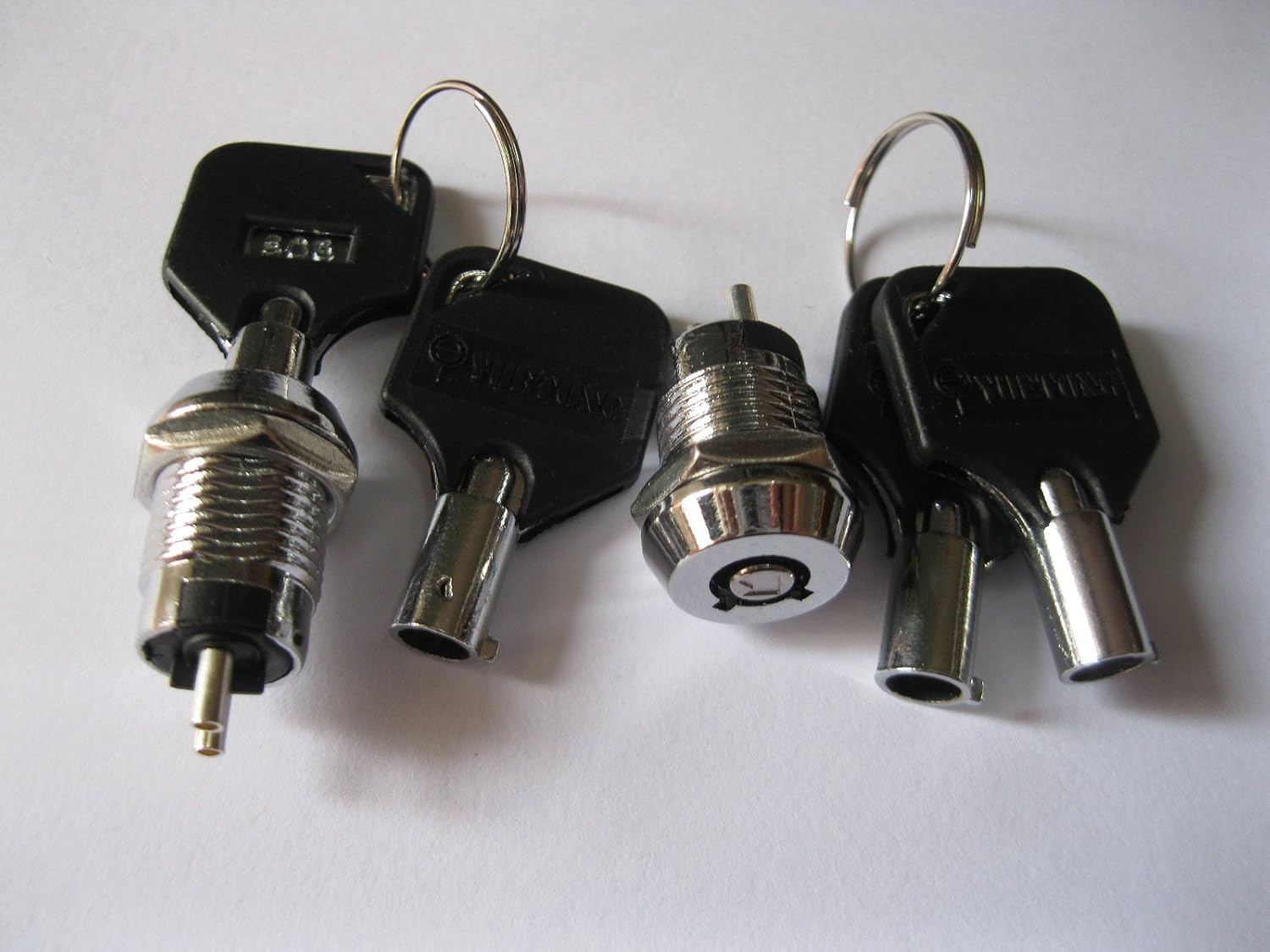 Amazon.com: 6 Pcs Key Switch ON/OFF Lock Switch with Plastic Handle KS4 ...