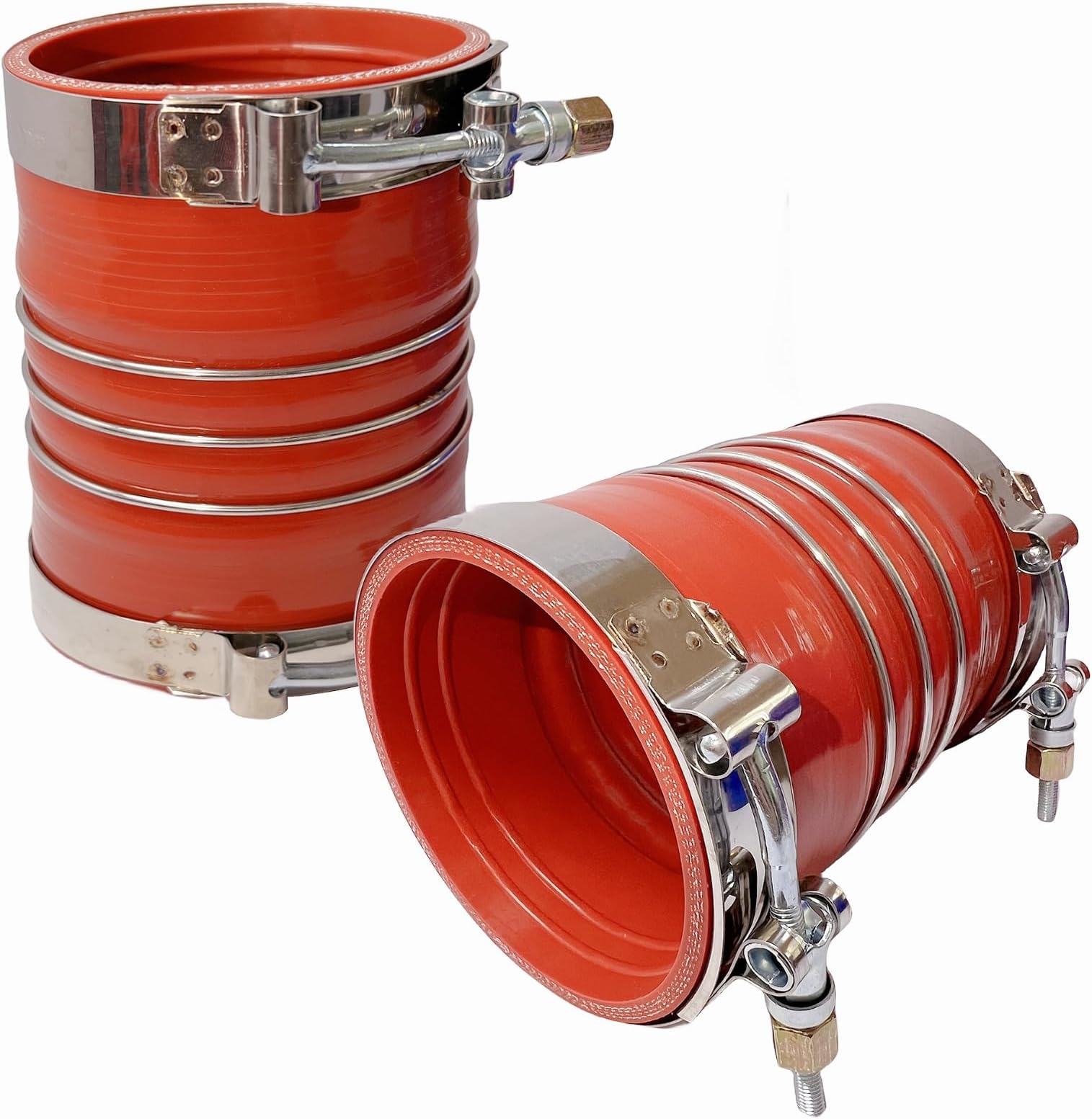 Amazon.com: Silicone Charge Air Cooler Hump Hose Boot Set 4" X 6" 4 ...