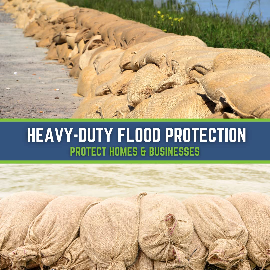 Snapklik.com : DURASACK Heavy Duty Burlap Sand Bags