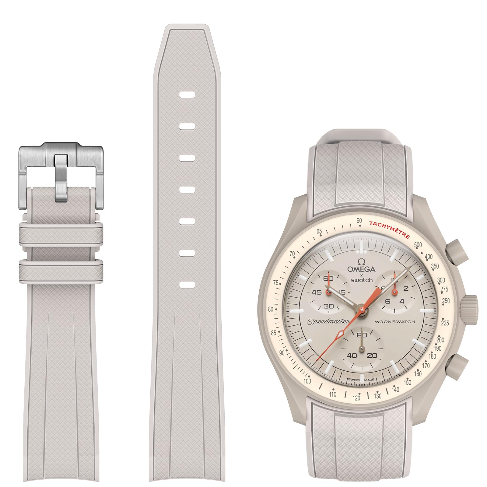 Buy StanchevStrap for Omega x Swatch MoonSwatch Watch 20mm,Soft ...