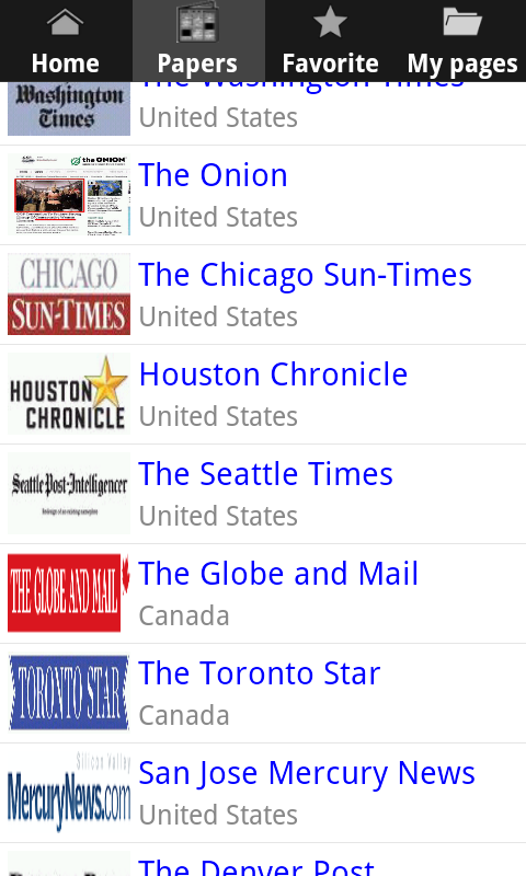 Top 100 American Newspapers Free - App on Amazon Appstore